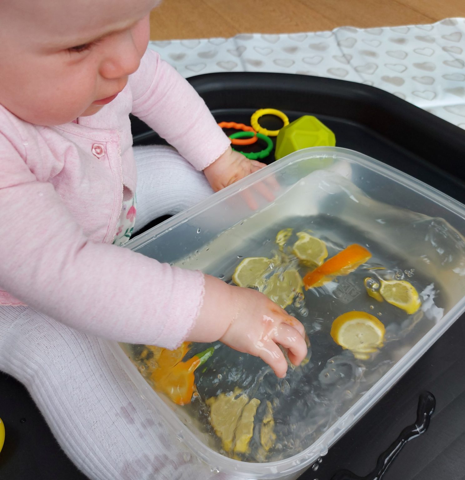 Top 5 Play/Tuff Tray Ideas for Babies to play with and aid development
